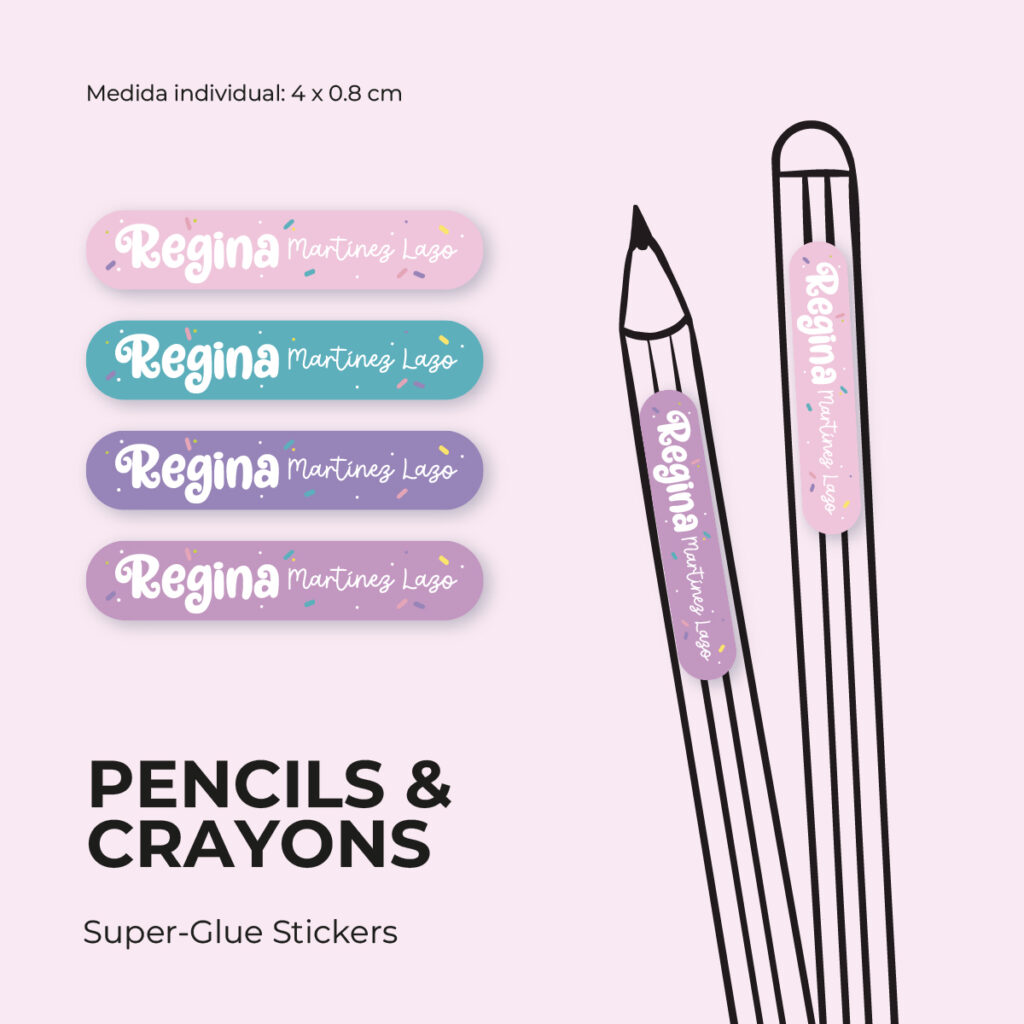 Sweet Vanilla School Stickers - Happydays
